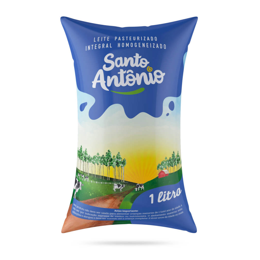 Leite Integral 1 litro - Laticínio Santo Antônio